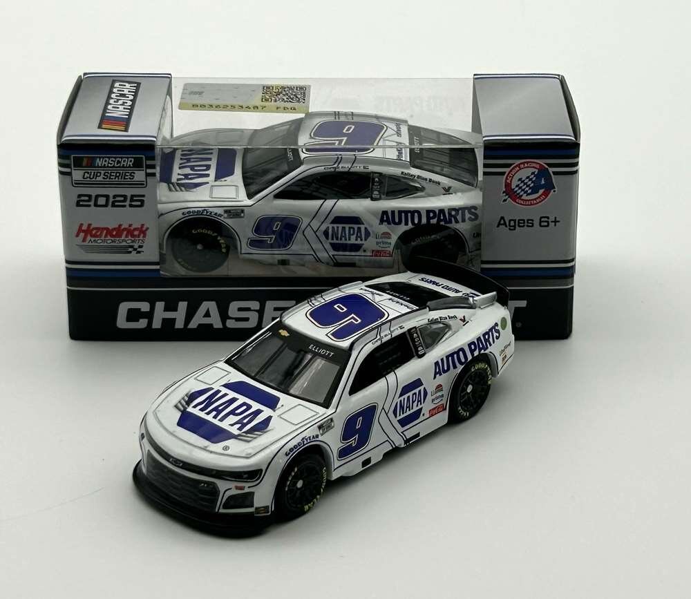 Chase Elliott #9 NASCAR 2025 HM Chevrolet NAPA White 1:64 - NASCARJOL ...