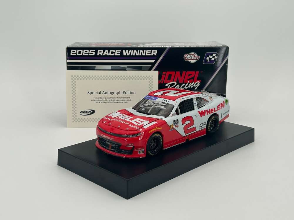 Jesse Love #2 NASCAR 2025 Chevrolet RCR Whelen Daytona Win 1:24 - NAS ...