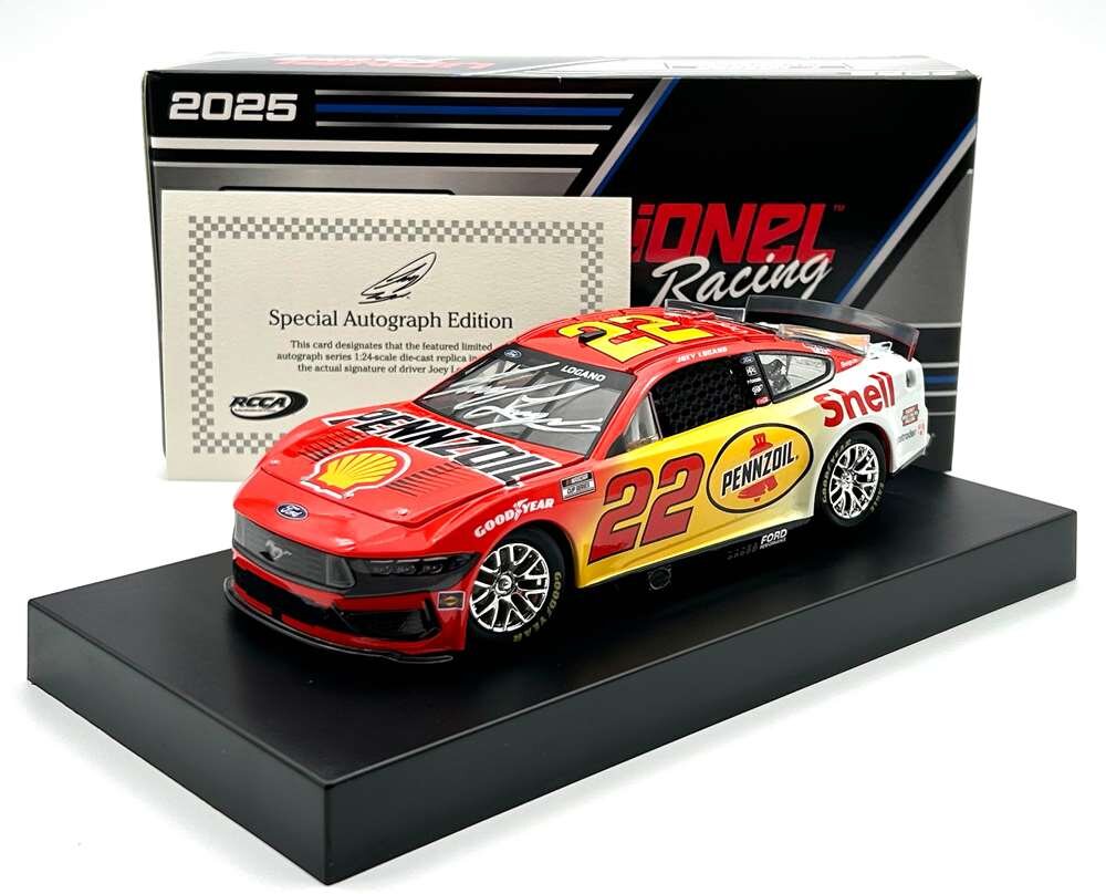 Joey Logano #22 NASCAR 2025 TP Ford Shell-Pennzoil Special 1:24 - NAS ...
