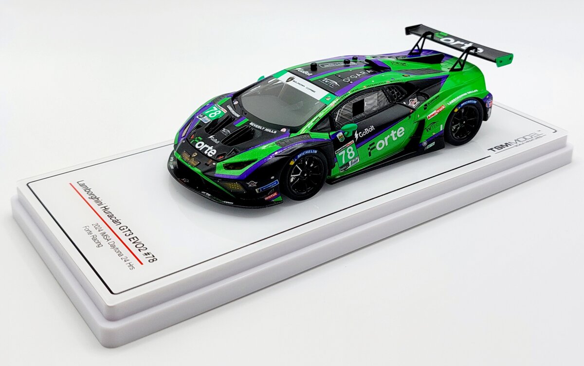 Lamborghini Huracán GT3 EVO2 #78 Forte Racing 2024 IMSA Daytona 24h 1 ...