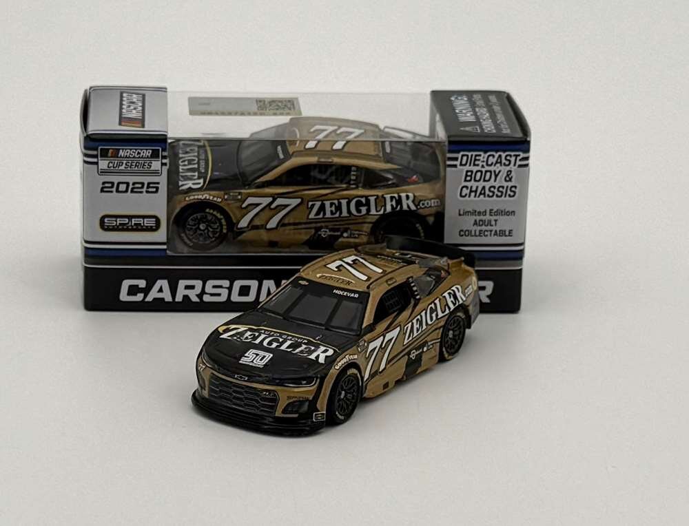 Carson Hocevar #77 NASCAR 2025 SM Chevrolet Zeigler 50th Anniversary ...