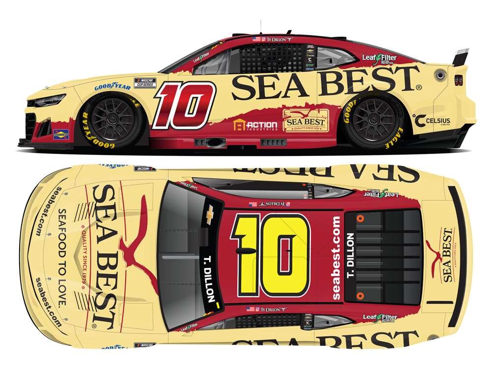 Ty Dillon #10 NASCAR 2025 KR Chevrolet Sea Best 1:64 - NASCARJOLLY ...