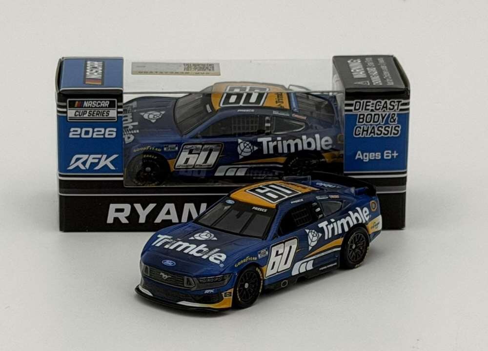 Ryan Preece #60 NASCAR 2025 RFKR Ford Trimble 1:64 - NASCARJOLLY - HO ...