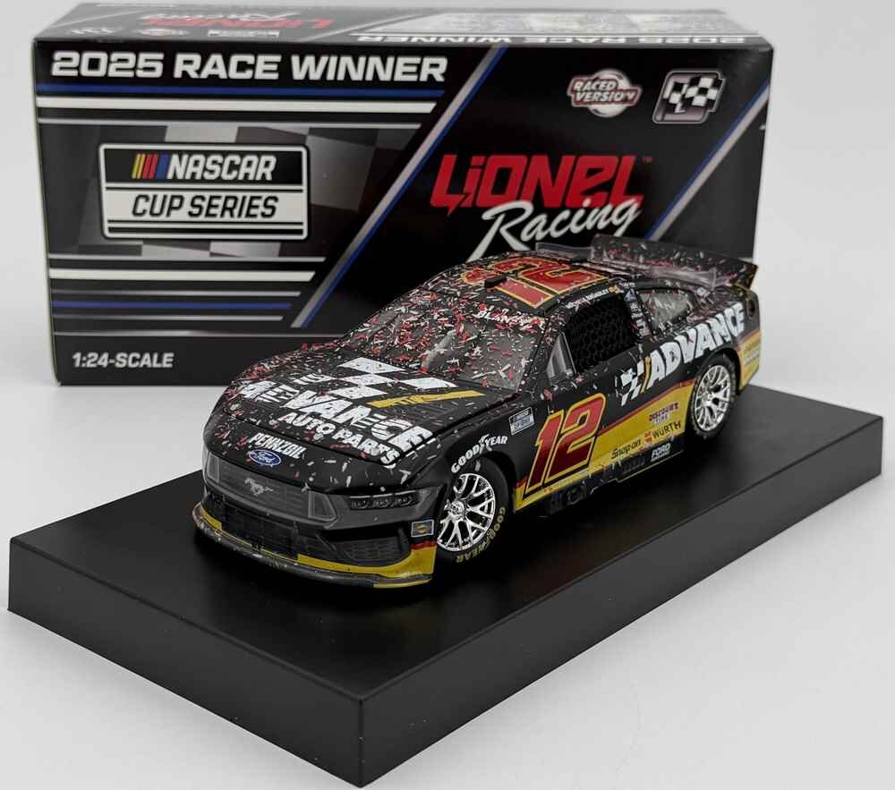 Ryan Blaney #12 NASCAR 2025 Advance Auto Parts Daytona Race Win 1:24 ...
