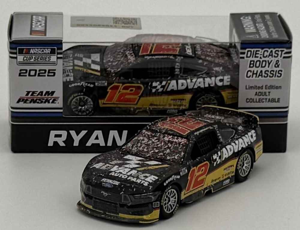 Ryan Blaney #12 NASCAR 2025 Advance Auto Parts Daytona Race Win 1:64 ...