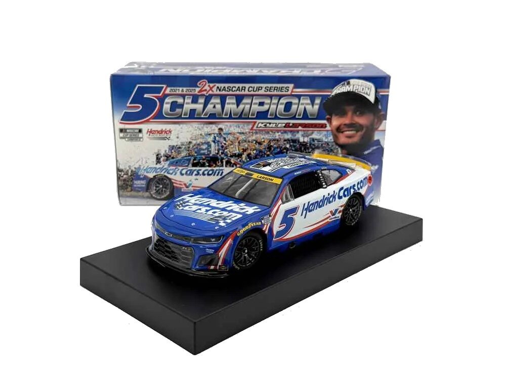 Kyle Larson #5 NASCAR 2025 HMS HendrickCars.com Champion 1:24 - NASCA ...