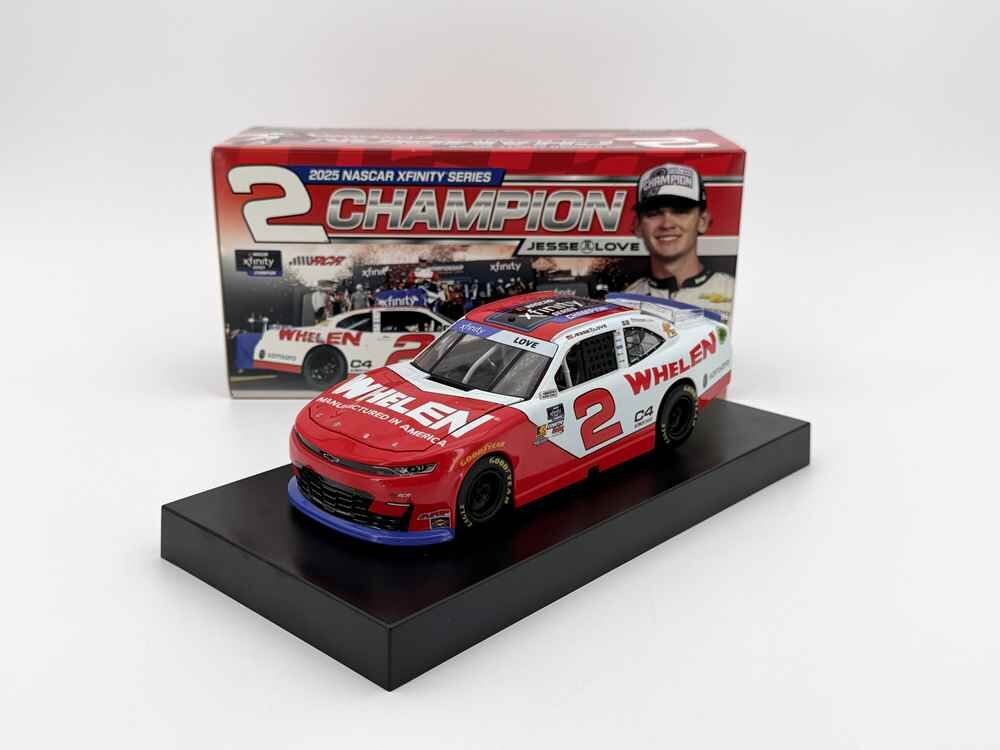 Jesse Love #2 NASCAR 2025 Chevrolet RCR Whelen Champion 1:24 - NASCAR ...