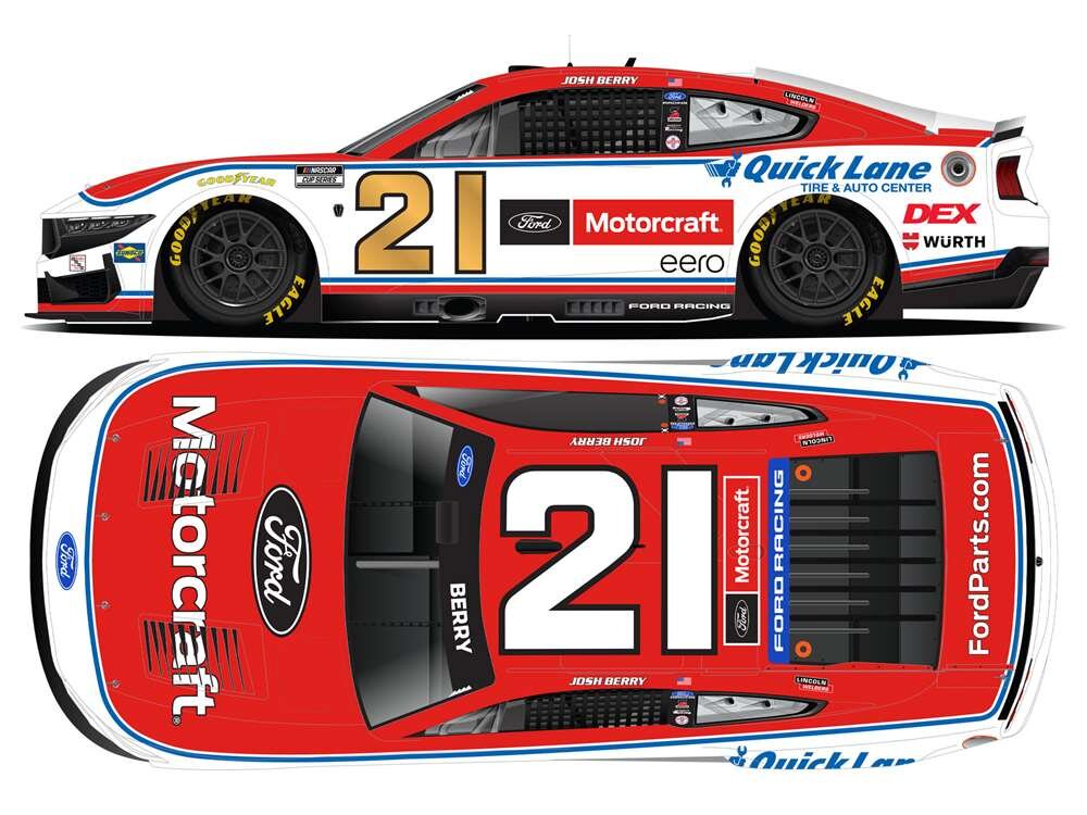 Josh Berry #21 NASCAR 2026 WBR Ford Motorcraft 1:24 - NASCARJOLLY - H, 89,95