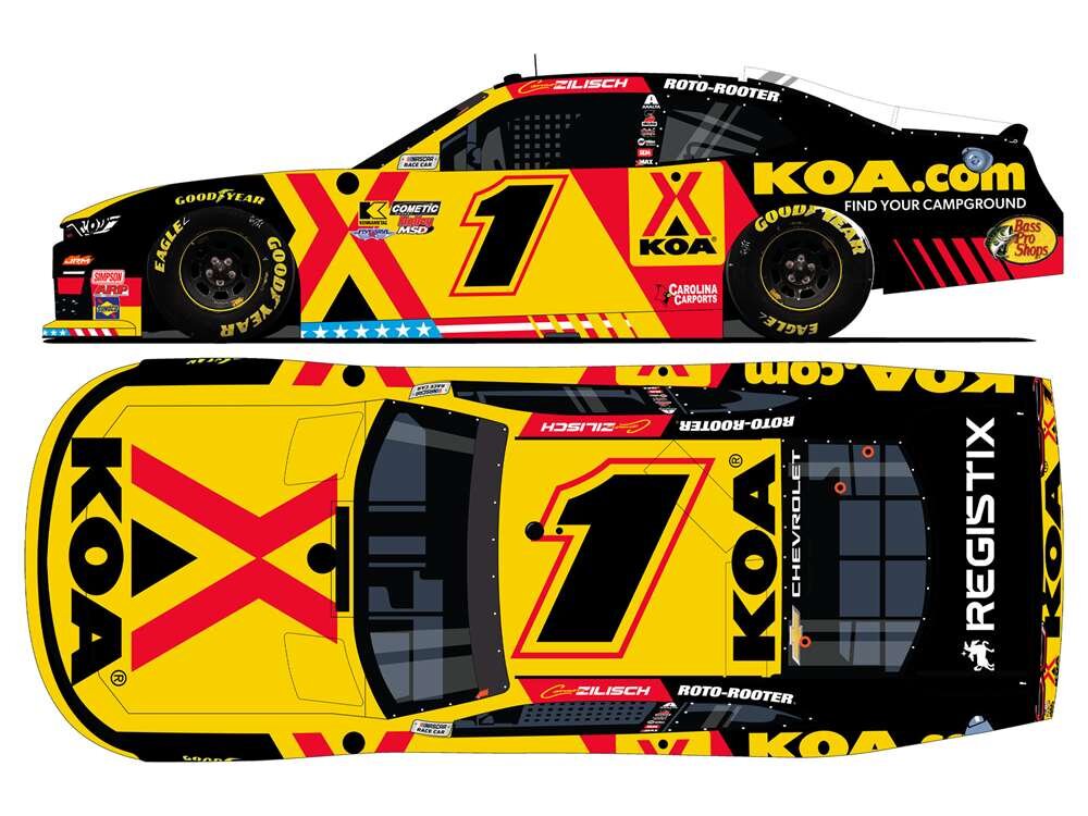 Connor Zilisch #1 NASCAR 2026 JRM KOA 1:24 - NASCARJOLLY - HOME OF NA ...