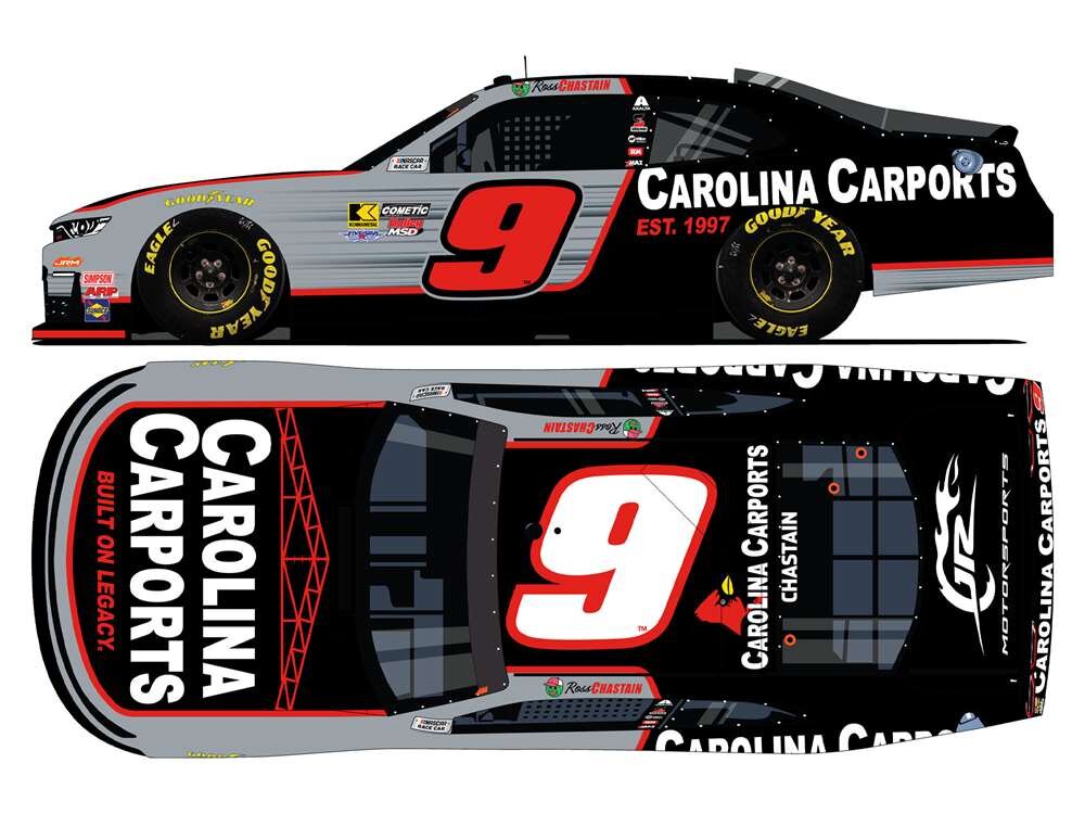 Ross Chastain #9 NASCAR 2026 JRM Carolina Carports 1:24 - NASCARJOLLY ...