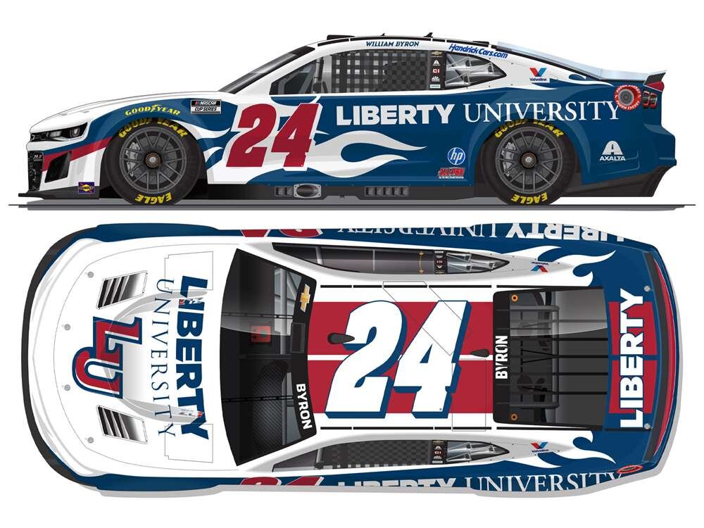 William Byron #24 NASCAR 2026 HM Chevrolet Liberty University 1:24 ...
