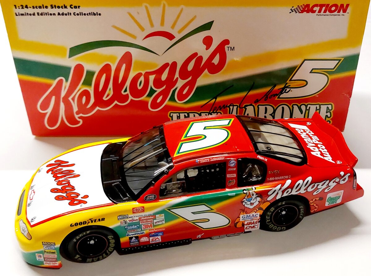 Terry Labonte #5 NASCAR 2000 Chevrolet HMS Kelloggs 1:24 - NASCARJOLL ...
