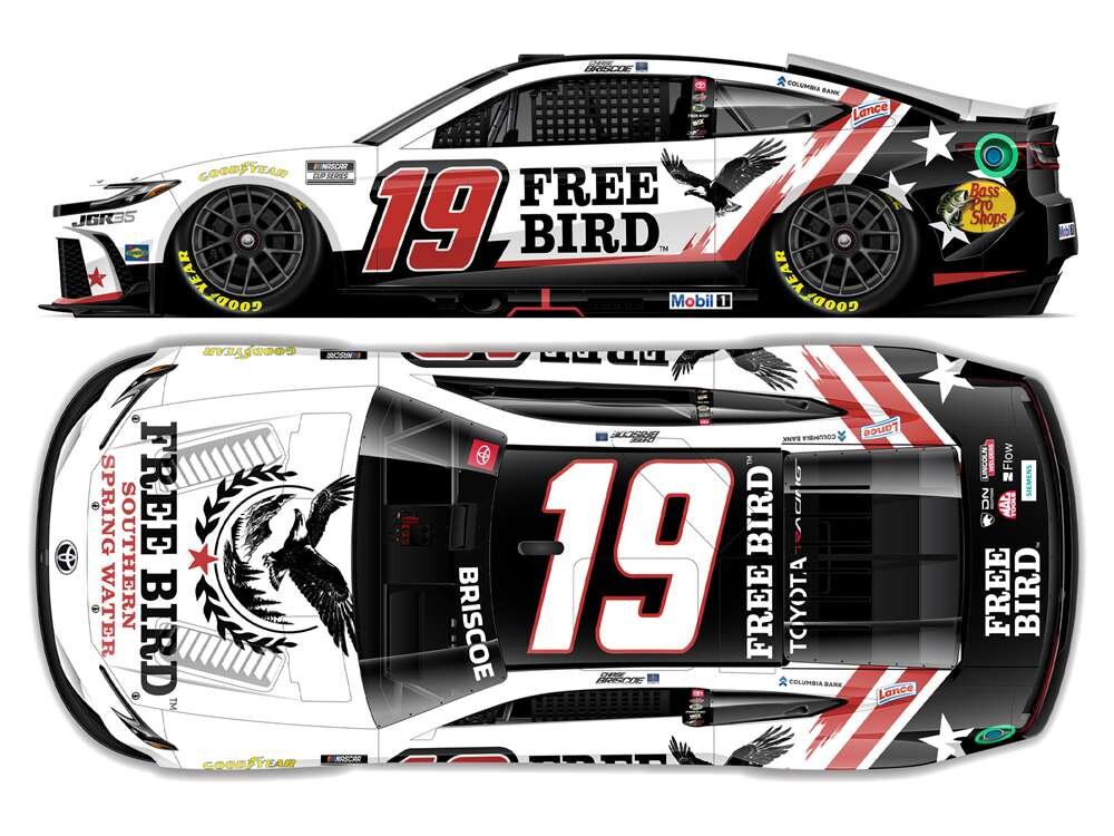 Chase Briscoe #19 NASCAR 2026 JGR Toyota Free Bird 1:64 - NASCARJOLLY ...