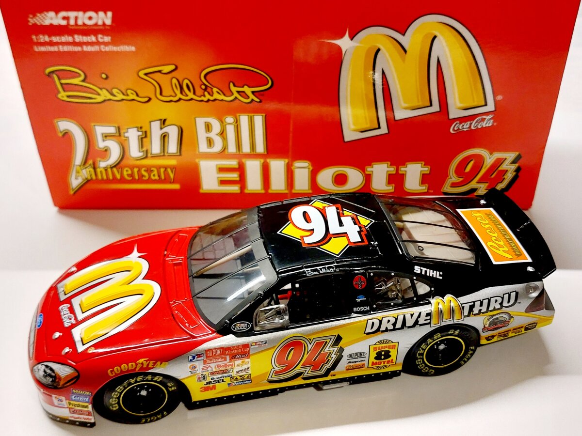 Bill Elliott #94 NASCAR 2000 Ford Taurus McDonald's 1:24 - NASCARJOLL ...