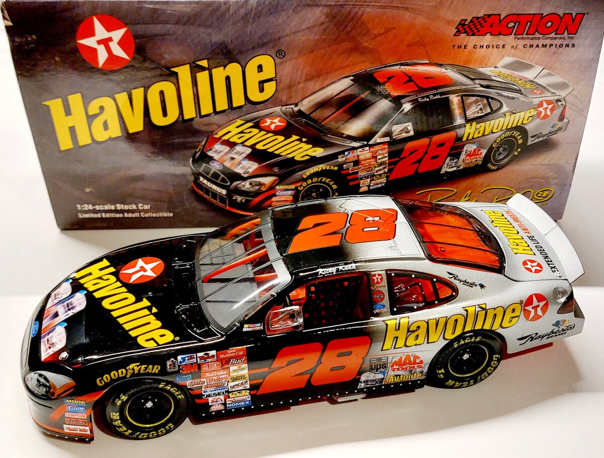 Ricky Rudd #28 NASCAR 2001 Ford Taurus Havoline 1:24 - NASCARJOLLY ...