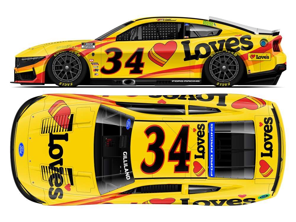 Todd Gilliland #34 NASCAR 2026 FRM Love's 1:24 - NASCARJOLLY - HOME O ...