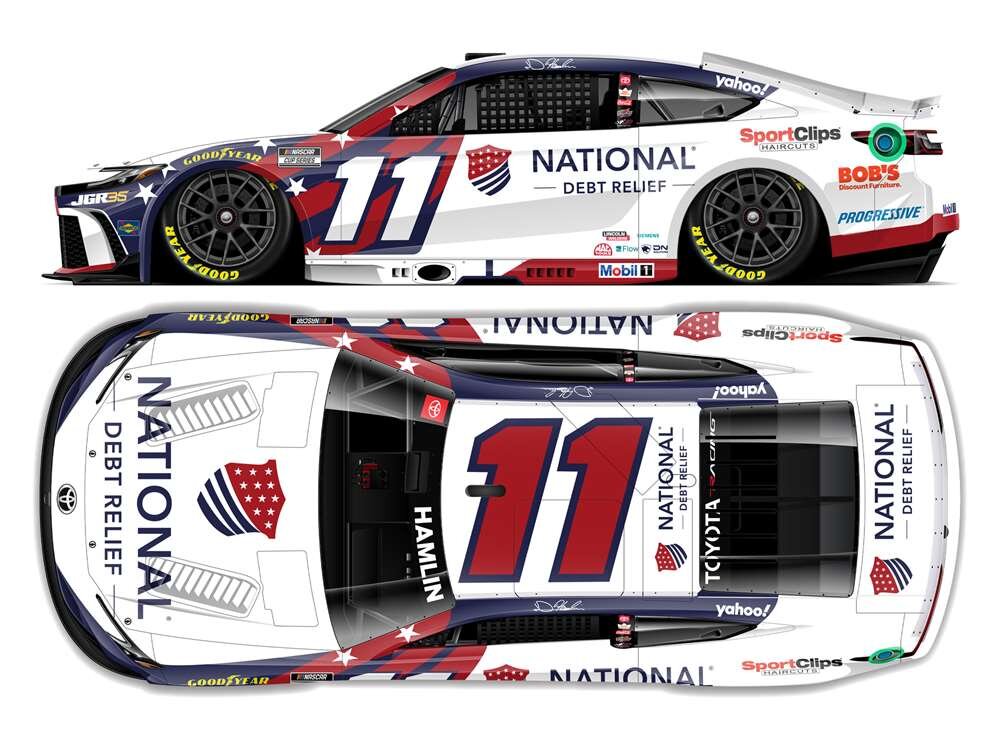 Denny Hamlin #11 NASCAR 2026 JGR Toyota National Debt Relief 1:24 - N ...