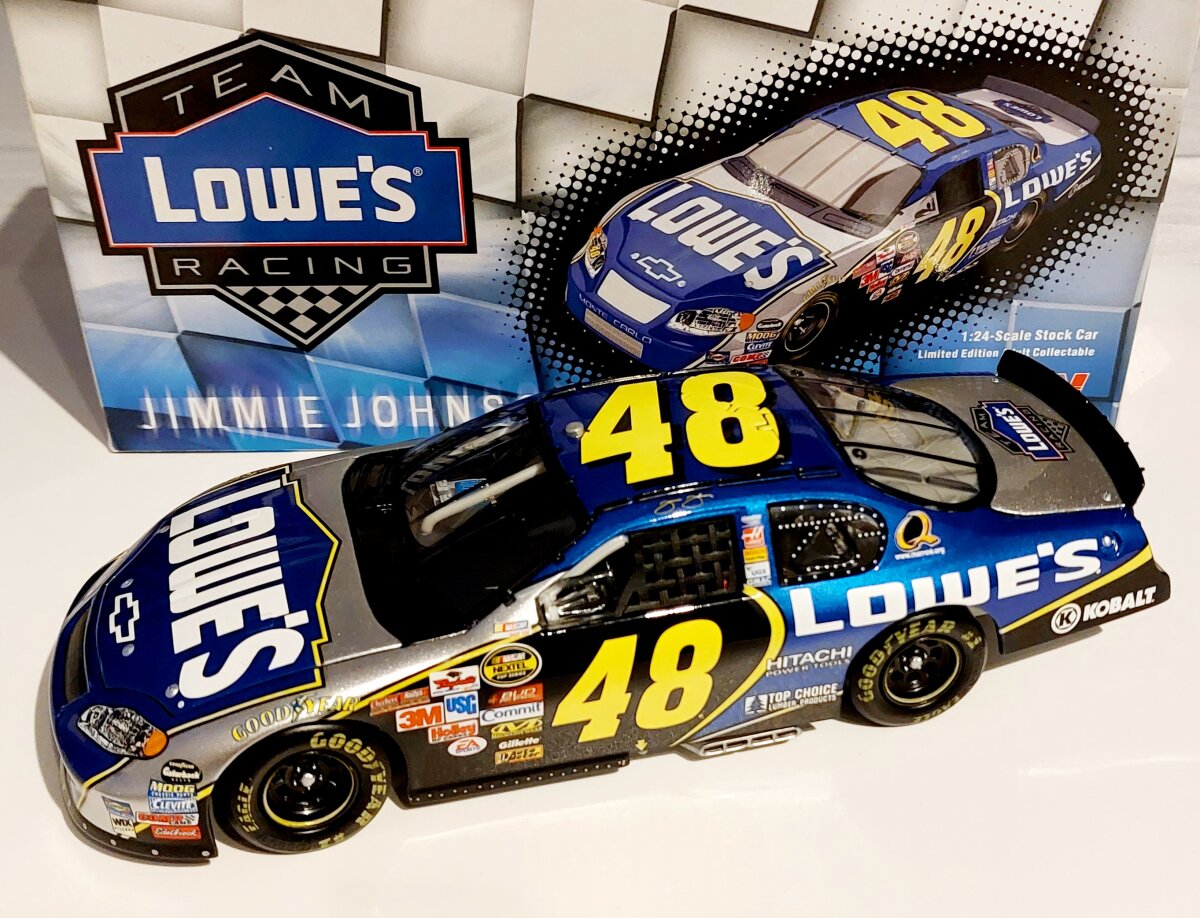 Jimmie Johnson #48 NASCAR 2005 Chevrolet Monte Carlo Lowes 1:24 - NAS ...