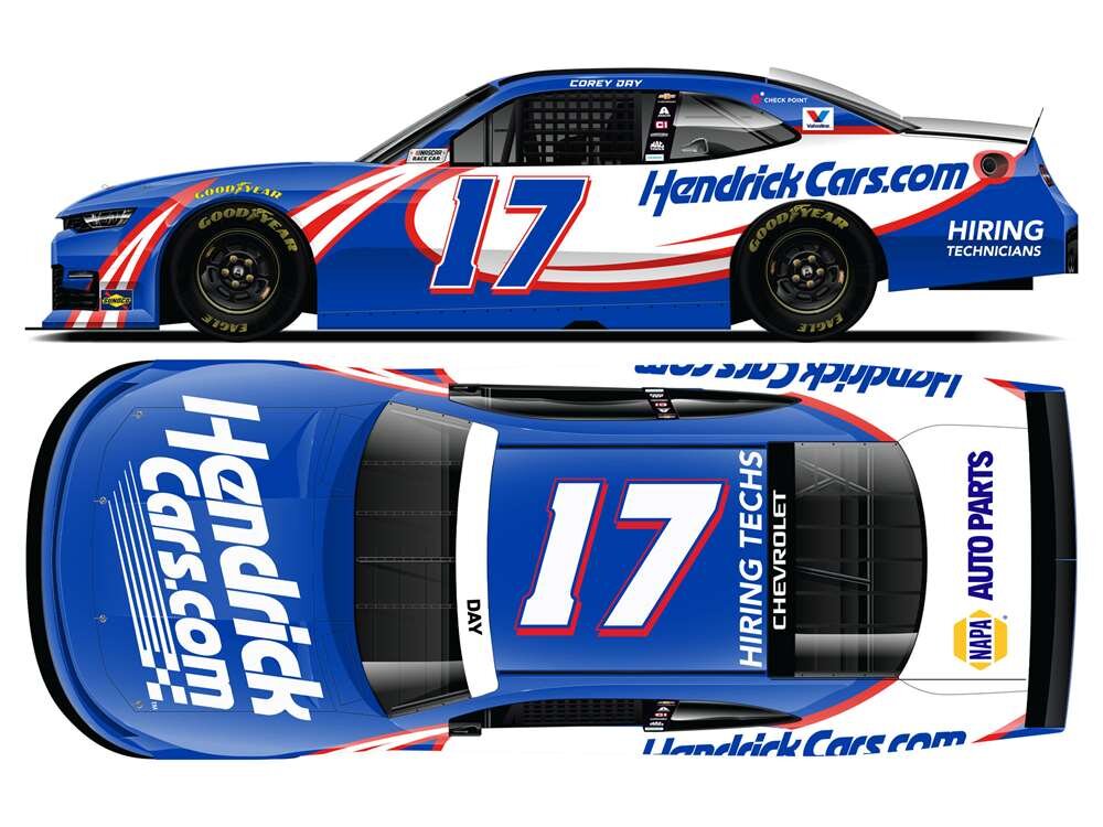 Corey Day #17 NASCAR 2026 HM HendrickCars.com 1:64 - NASCARJOLLY - HO ...