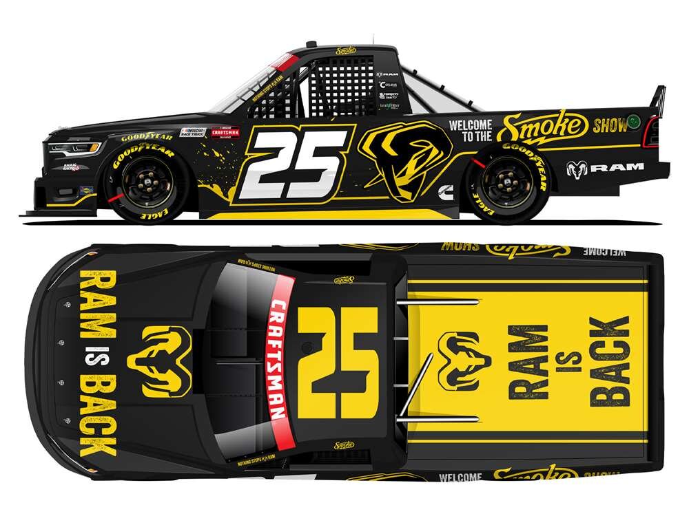 Tony Stewart #25 NASCAR TRUCK 2026 RAM KR Ram is Back 1:24 - NASCARJO ...