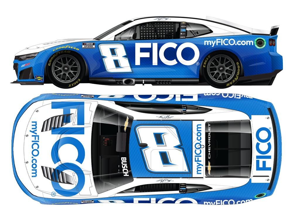 Kyle Busch #8 NASCAR 2026 RCR Chevrolet FICO 1:64 - NASCARJOLLY - HOM ...