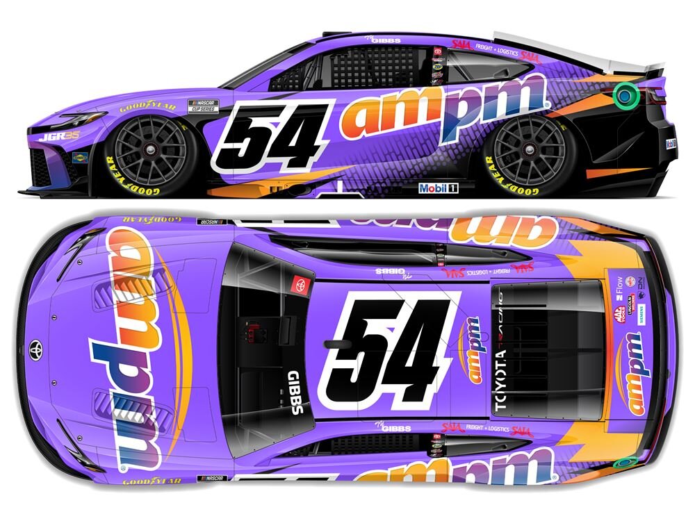 Ty Gibbs #54 NASCAR 2026 JGR Toyota am pm 1:64 - NASCARJOLLY - HOME O ...