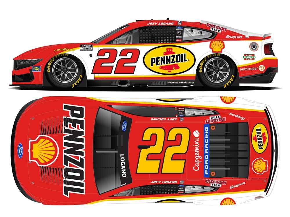 Joey Logano #22 NASCAR 2026 TP Ford Shell-Pennzoil Special 1:24 - NAS ...