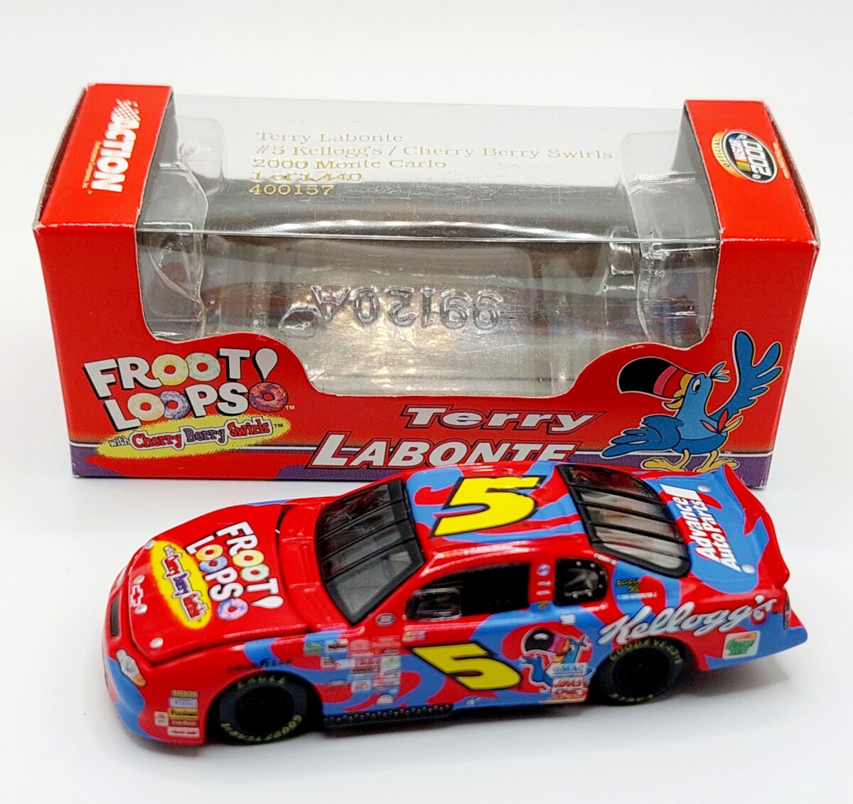 Terry Labonte #5 NASCAR 2000 Chevrolet HMS Kelloggs Cherry Berry Swir ...