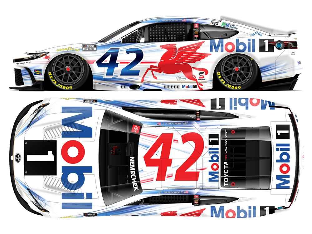 John Hunter Nemechek #42 NASCAR 2026 LRM Toyota Mobil 1 1:24 - NASCAR ...